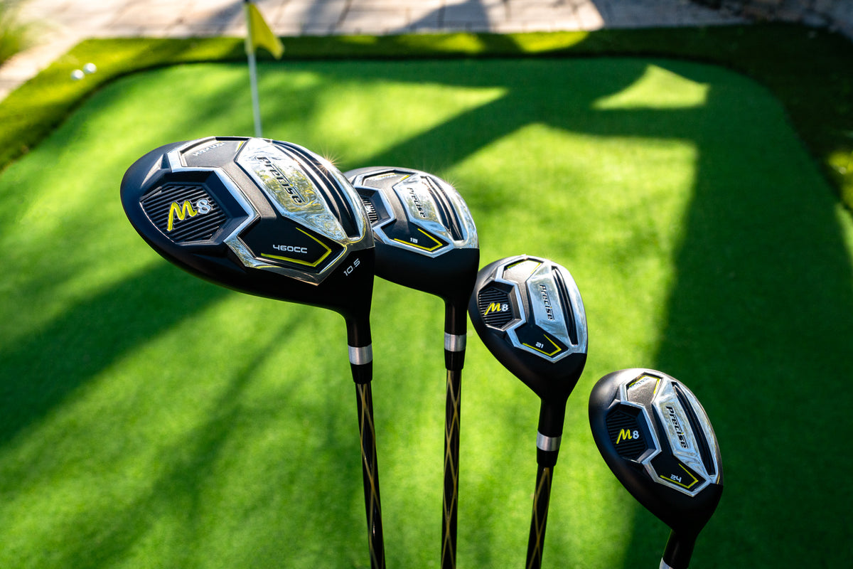 Precise M8 17-Piece Mens Golf Clubs Complete Set w/ Lightweight Kevlar ...